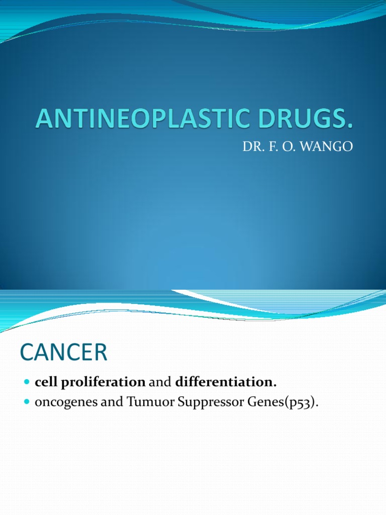 Antineoplastic Drugs | PDF