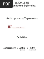 Din 33402 Ergonomia | PDF | Anthropometry | Human Factors And Ergonomics