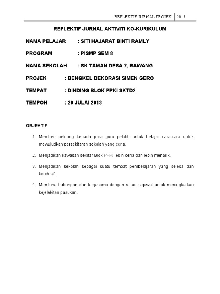 Laporan Simen Fero Holiao | PDF