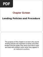 Loan Policy Guidelines and Procedures | PDF | Loans | Debt