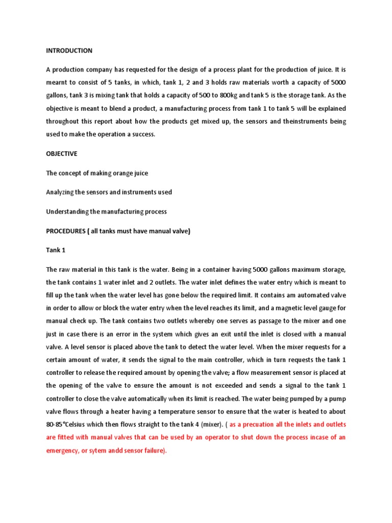 Instrumentation Assignment Part 2 | PDF | Valve | Sensor