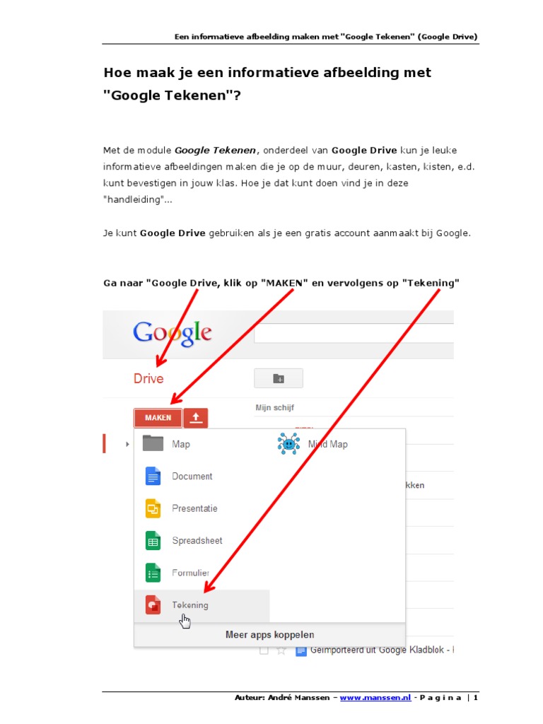 Google Drive Poster Maken | PDF