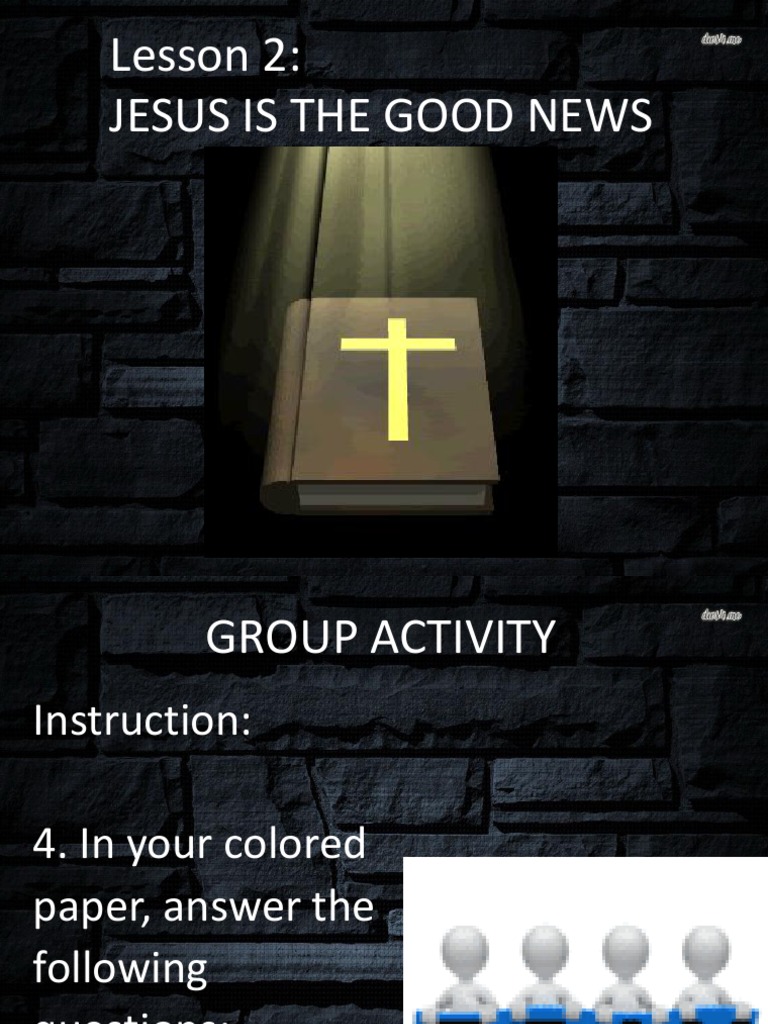 G5 Lesson 2 | PDF | The Gospel | Gospels