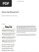 Not Angka Lagu Gundul Pacul | PDF