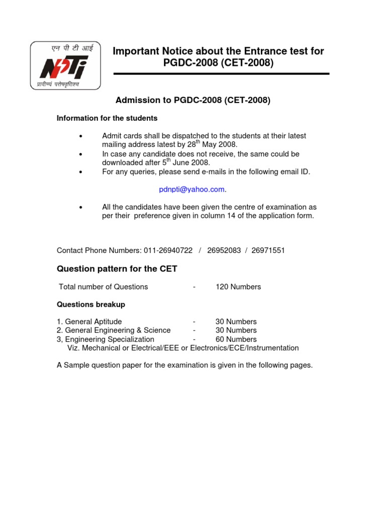 Npti PGDC Model | PDF | Business