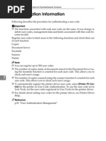 User Codes Kyocera Taskalfa Devices | PDF