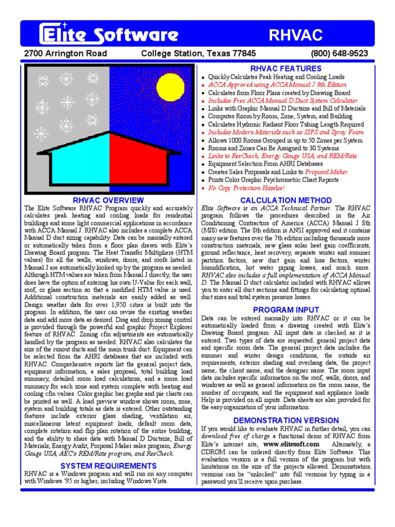 RHVAC Brochure | PDF | Hvac | Duct (Flow)