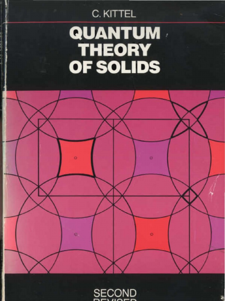 Quantum Theory of Solids - Charles Kittel | PDF | Phonon | Solid State ...