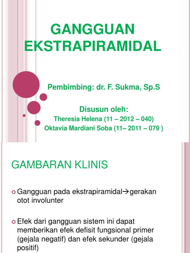 Gangguan Ekstrapiramidal | PDF