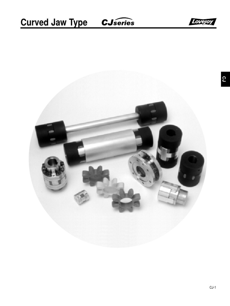 Curve Jaw Type Coupling LOVEJOY PDF | PDF | Manufactured Goods | Machines