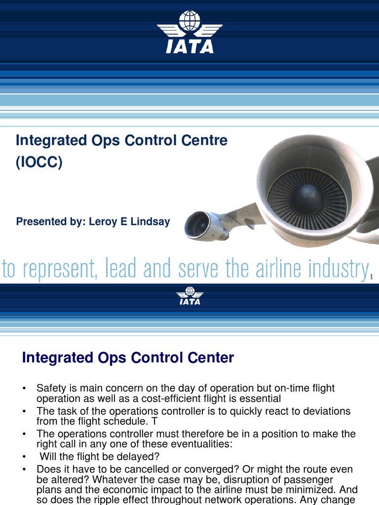 Webinar 10 Integrated Ops Control Centre v1 0 2010.06.09 | PDF | Air ...