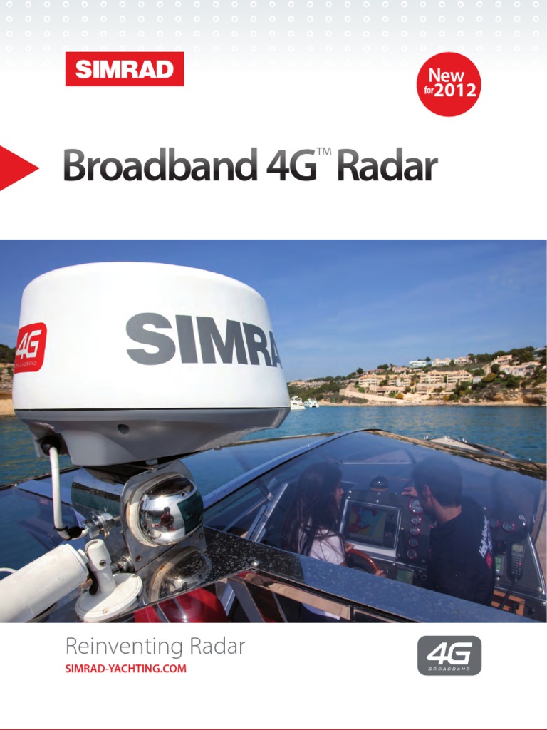 Simrad BROADBAND RADAR 4G Brochure-AMER | Antenna (Radio) | Radar