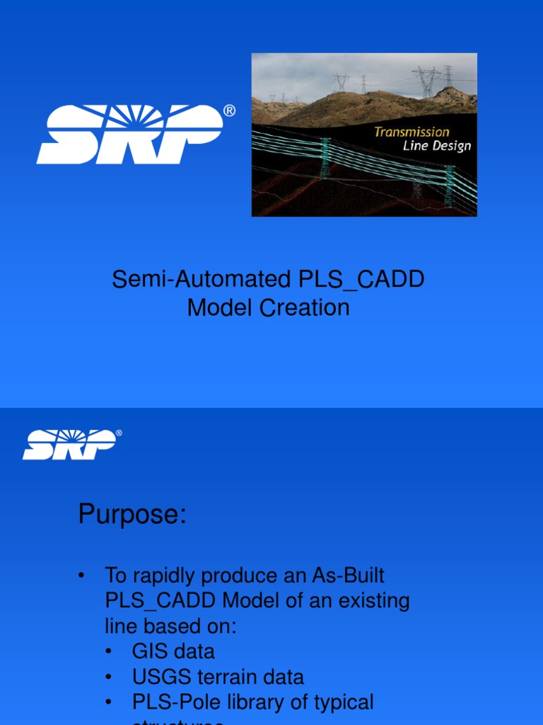PLS-CADD Model Creation Guide | PDF | Geographic Information System ...