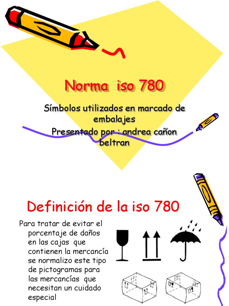 Norma iso 780