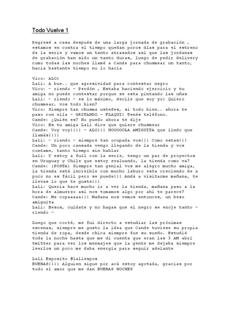 To Do Vuelve | PDF | Gorjeo | Amor