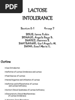 Study Case Lactose Intolerance Sofia Montoya | PDF | Digestion | Glucose