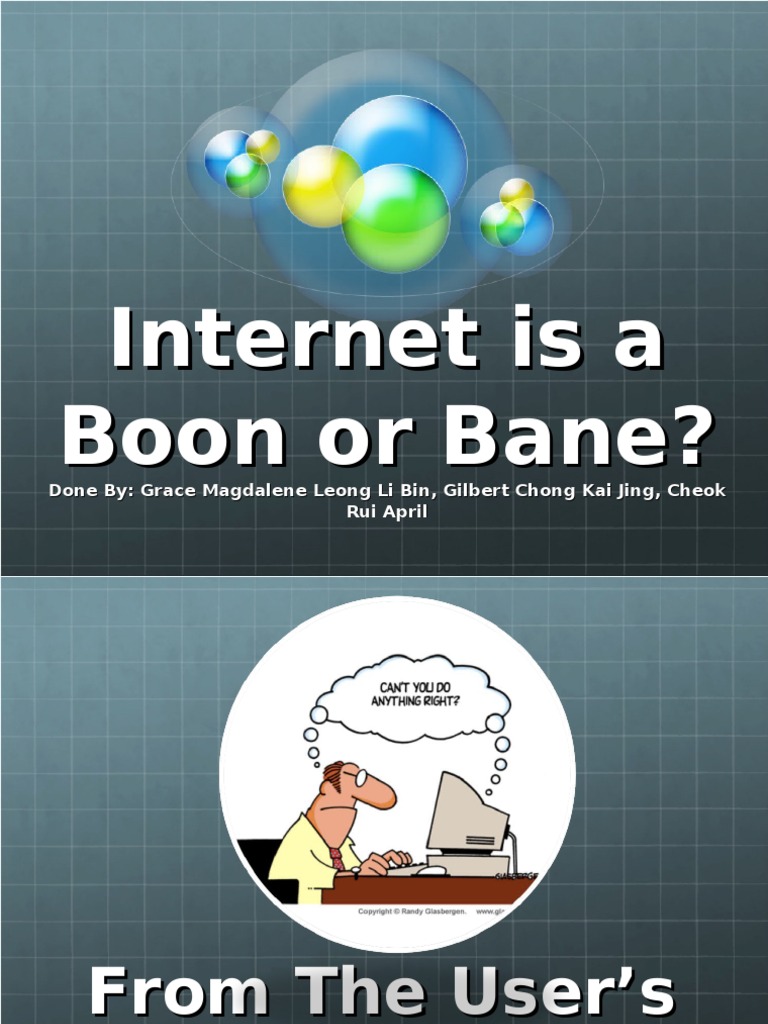 Internet: Boon or Bane Analysis | PDF | Spamming | Internet