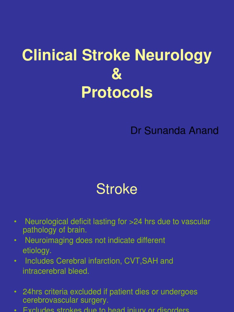 Clinical Stroke Neurology (1) .1 | PDF | Stroke | Angiology