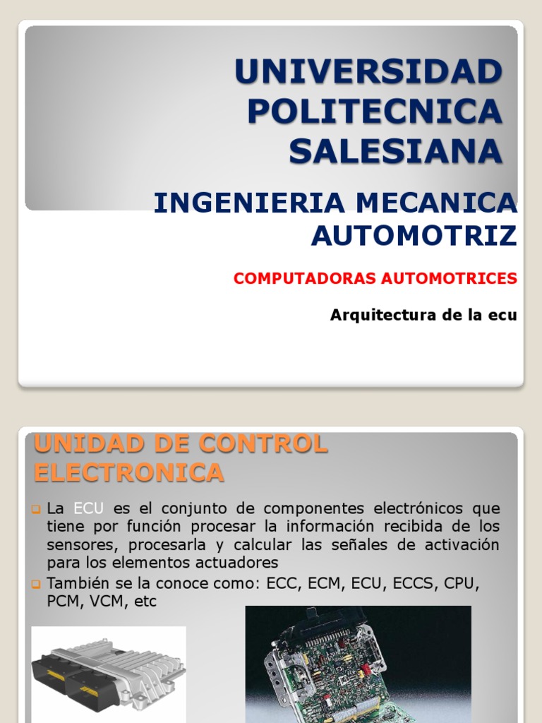 Arquitectura ECU | PDF