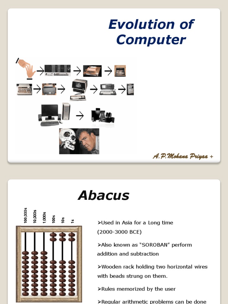 History - Evolution of Computer | PDF | Computer Architecture | Areas ...
