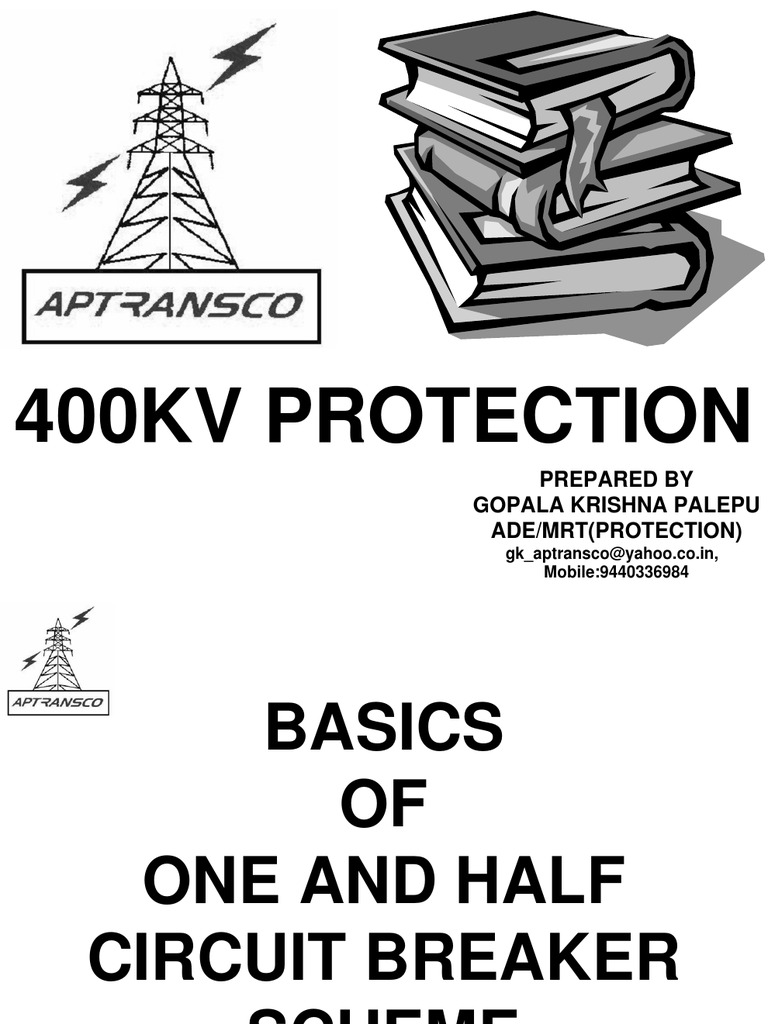 400KV Substion AP Transco | PDF | Electrical Impedance | Relay