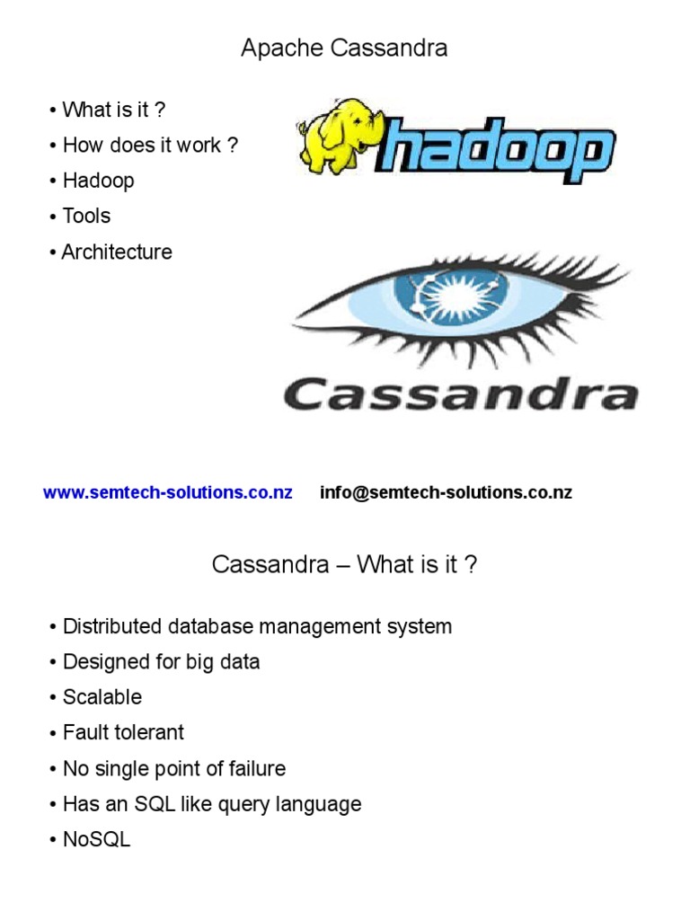 An Introduction To Apache Cassandra | PDF