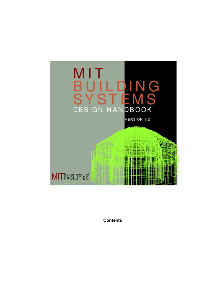 MIT Building Systems Design Handbook | PDF | Hvac | Sustainability