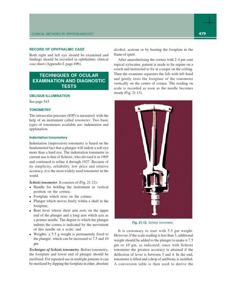 tonometry.pdf | Ophthalmology | Human Eye