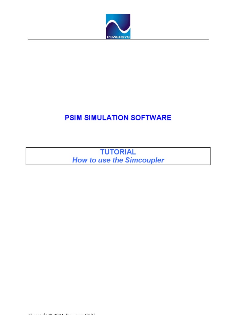 Tutorial PSIM | PDF