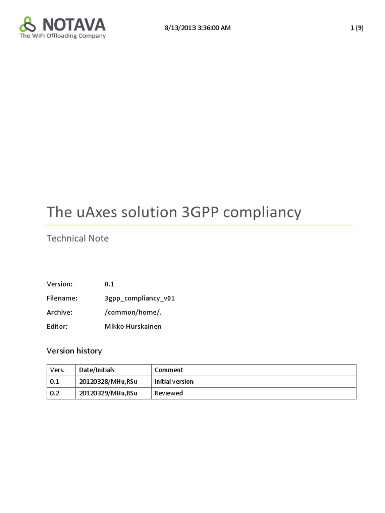 3gpp Compliancy v02 | PDF | Virtual Private Network | 3 Gpp