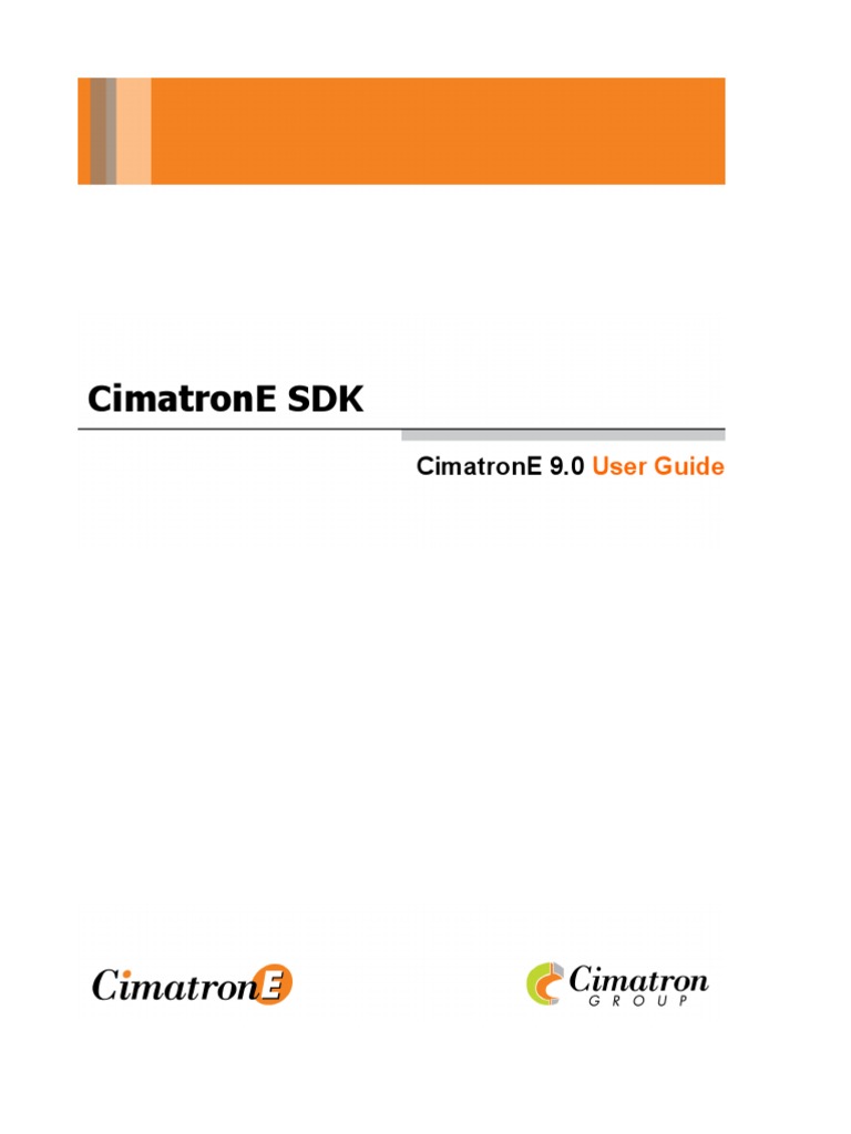 CimatronE SDK PDF | PDF | Application Programming Interface | Component Object Model