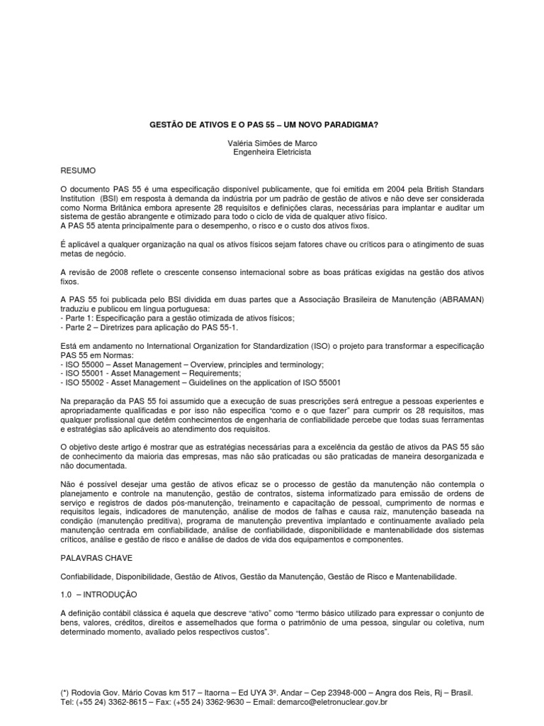 Gestao de Ativos e o Pas 55 Um Novo Paradigma - Tecem PDF | PDF | Tempo ... Gestao de Ativos e o Pas 55 Um Novo Paradigma - Tecem PDF | PDF | Tempo ...