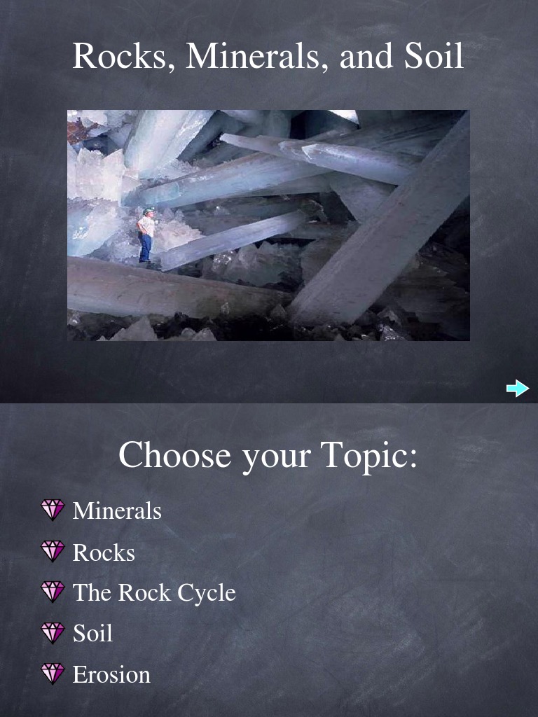 Minerals Rocks Soil Erosion | PDF | Rock (Geology) | Igneous Rock