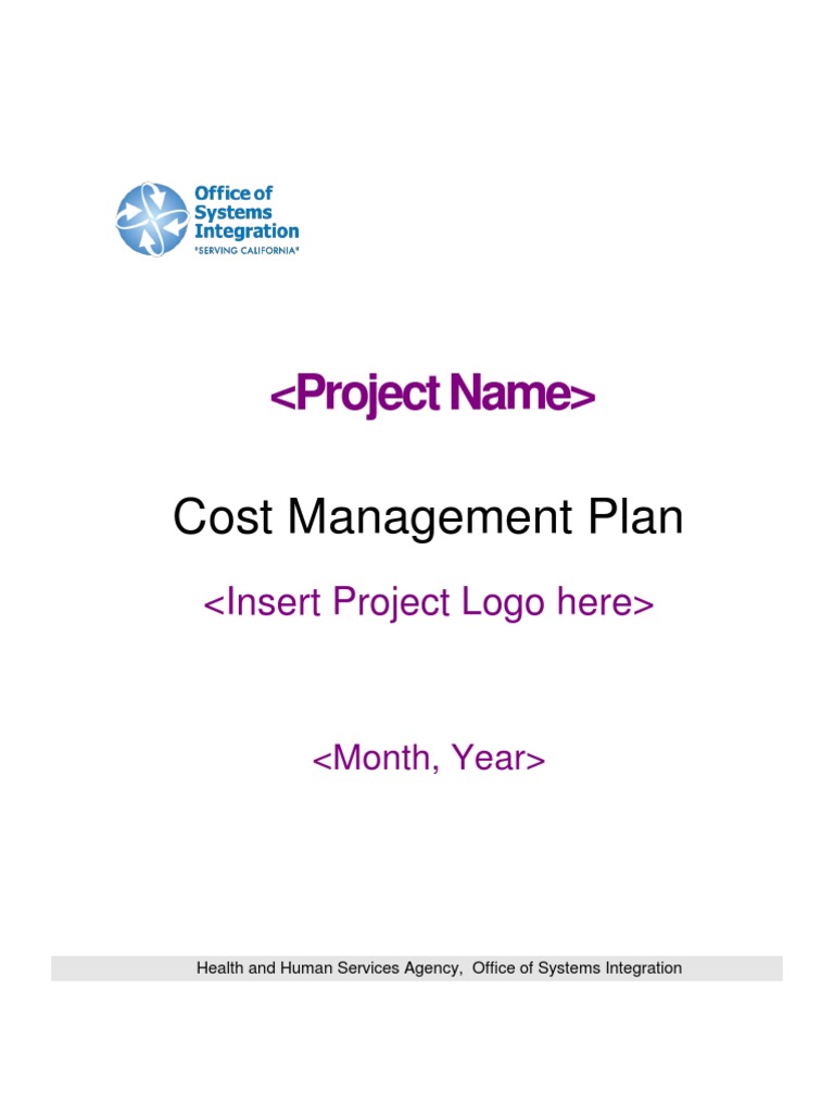 Cost Management Plan Template (4306) | PDF | Baseline (Budgeting ...