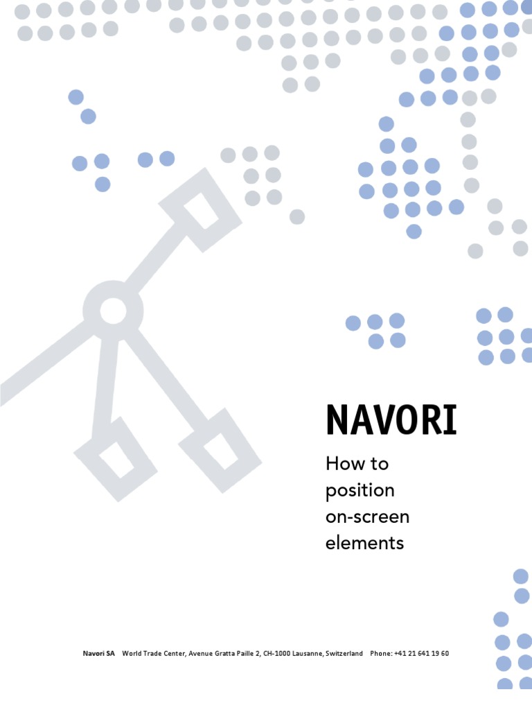 Navori Screen Element Positioning Guide | PDF | Computer Graphics ...
