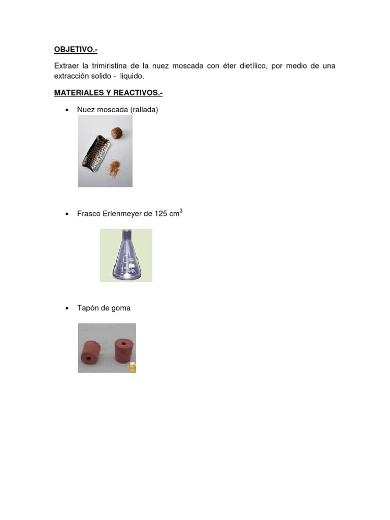 Extracción de trimiristina en México | PDF | Productos quimicos | Alimentos