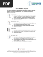 Lower Extremity Stretching Home Exercise Program (Article) Author ...