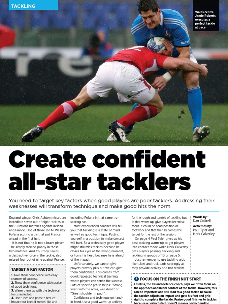 Tackling Sessions | PDF | Defender (Association Football) | Ball Games