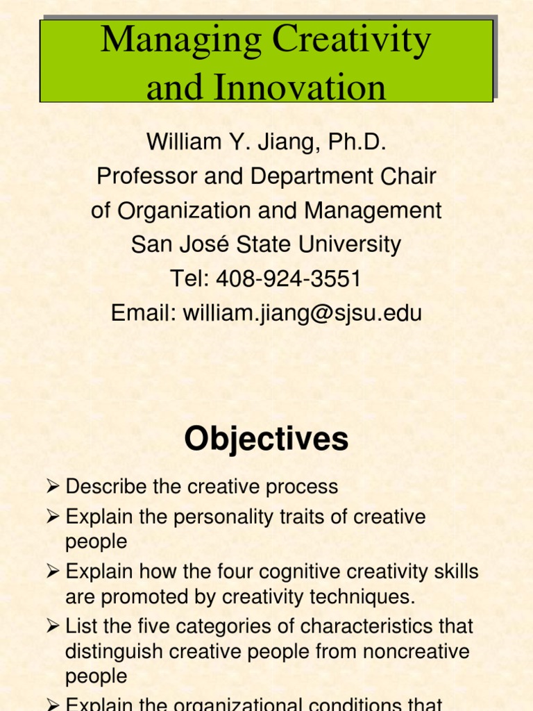 Creativity Innovation Process | Download Free PDF | Creativity | Innovation