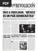 Entrevista Díaz-Creelman | PDF | México | Democracia