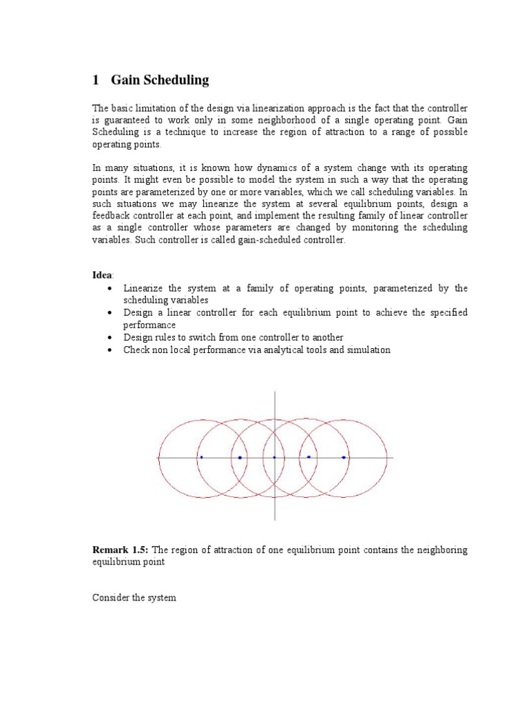11 Gain Scheduling | PDF | Control Theory | Applied Mathematics