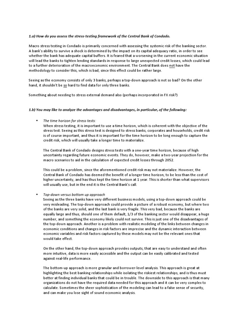 Case Study 1 - Part 1 - Task 2 | PDF | Inflation | Risk