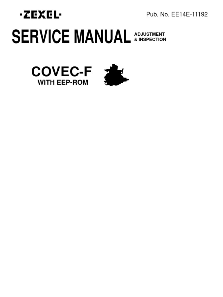 Bomba Ve VRZ Ee14e-11192 Covec-F With Eep-Rom Service Manual | PDF ...