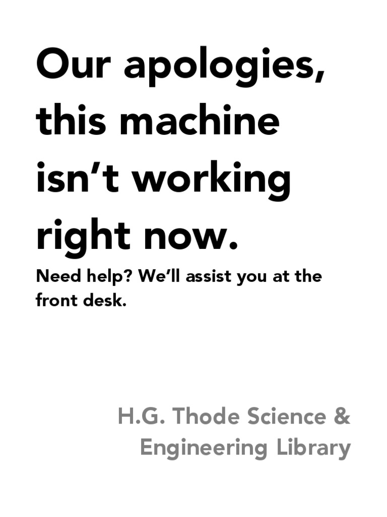 Thode Library, McMaster University - New Signage