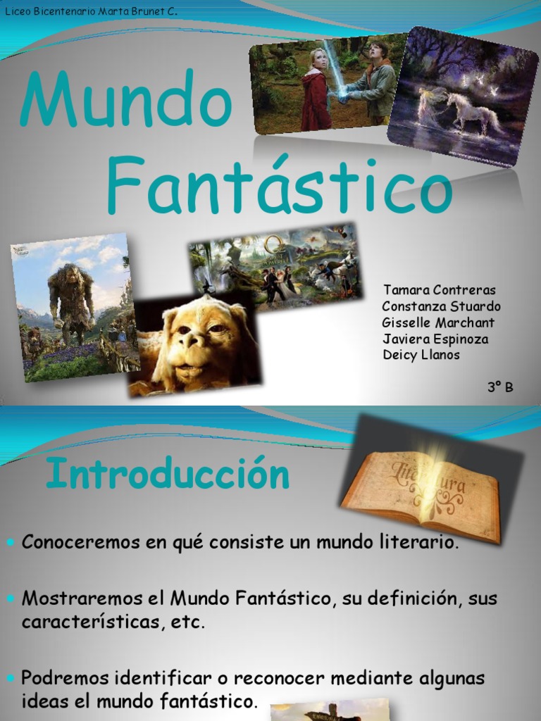Características del Mundo Fantástico | PDF | Literatura de fantasía ...