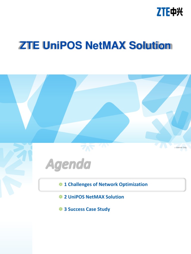 ZTE GU UniPOS NetMax Solution | PDF | Rendering (Computer Graphics) | Program Optimization