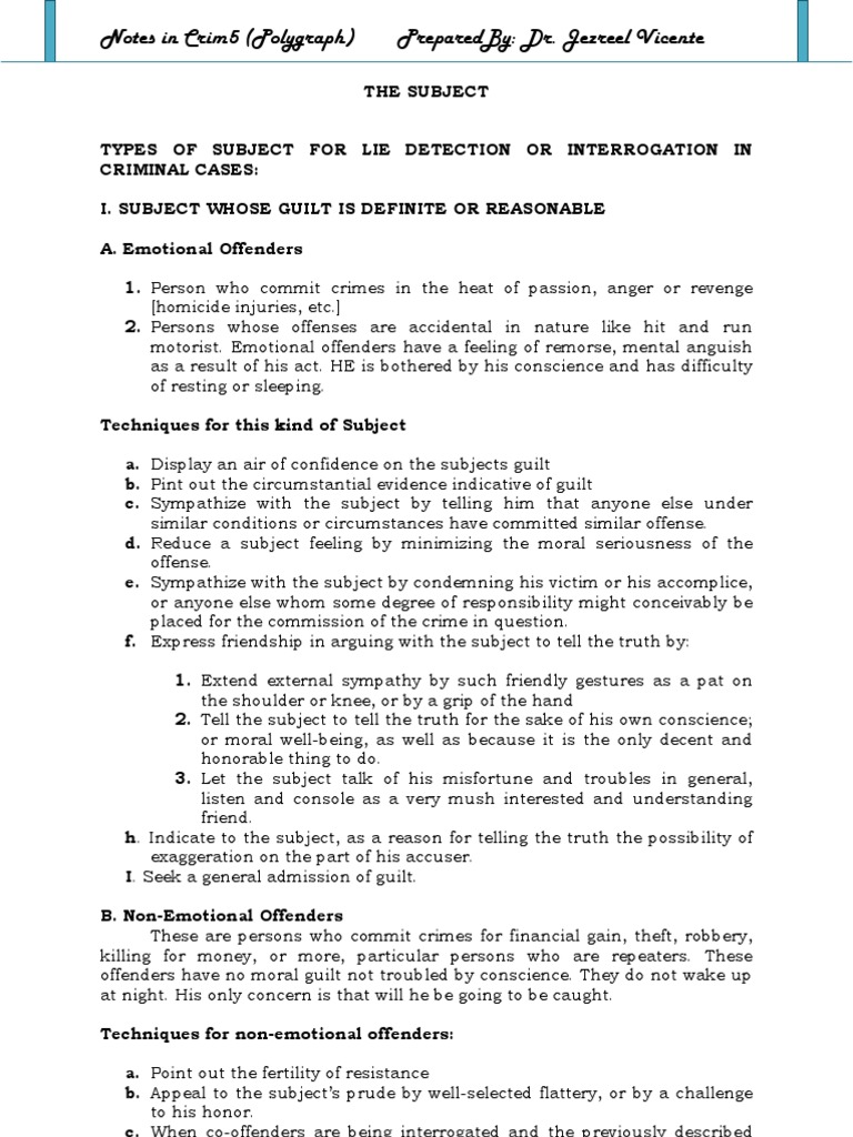 Quiz in Polygraphy | PDF | Polygraph | Test (Assessment)