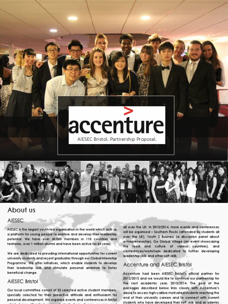 Accenture Sponsorship AIESEC Bristol | PDF | Communication | Students