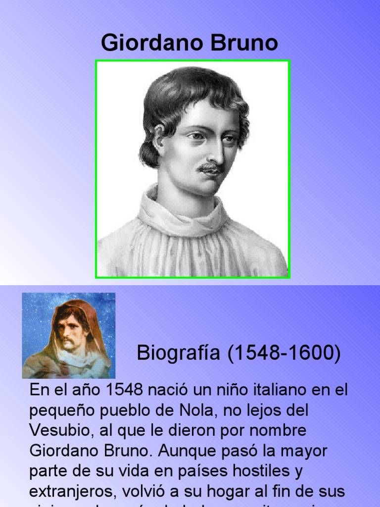 Giordano Bruno | Ciencia filosófica | Ciencia