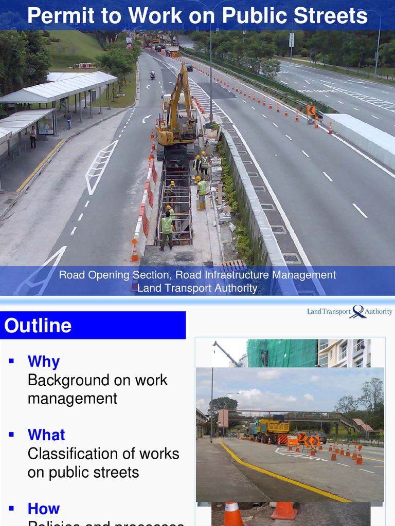 Public Streets Work Permit Guidelines | PDF